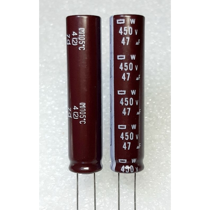 Nippon Chemi-con W 47uf 450v capacitor ตัวเก็บประจุ คาปาซิเตอร์ | Shopee Thailand