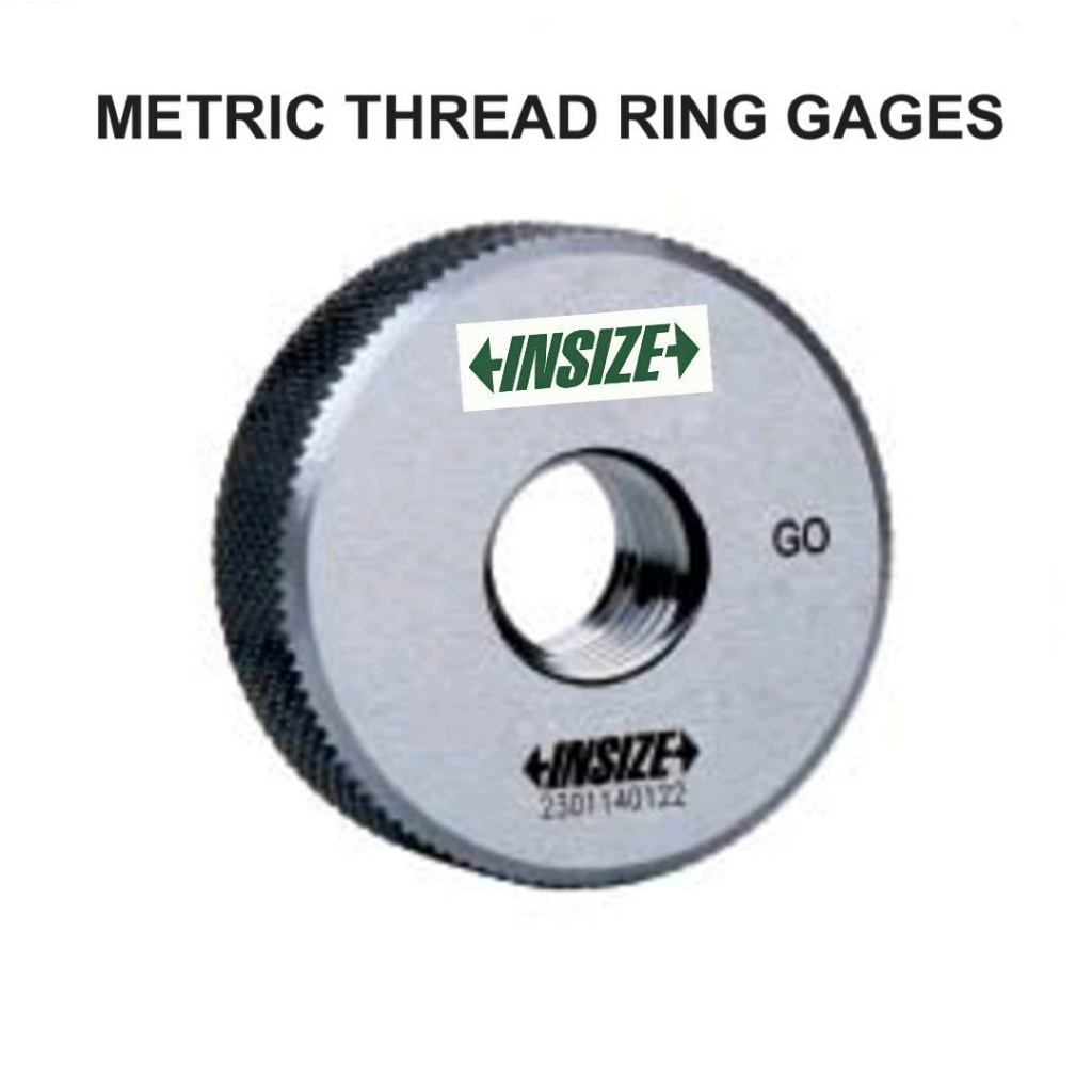 M10x1.5mm Go Class 6g เกจวัดเกลียวนอก เกลียวมาตรฐาน Thread Ring Gage INSIZE 4120-10 อินไซส์ ...