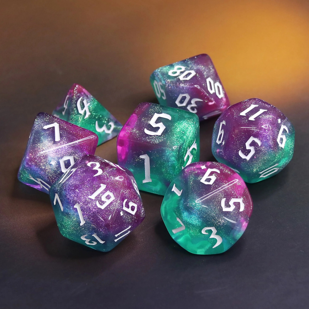 ลูกเต๋า Dice Set of 7 | For DnD D&D MTG RPG TRPG Boardgames เกมกระดาน ...
