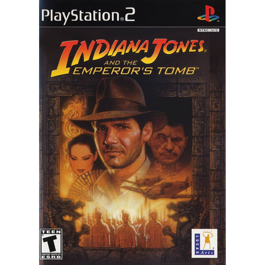Indiana Jones and the Emperor's Tomb (USA) PS2 แผ่นเกมps2 แผ่นไรท์ เกม ...