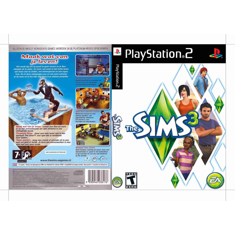 แผ่นเกมส์Ps2 - The Sims 3 | Shopee Thailand