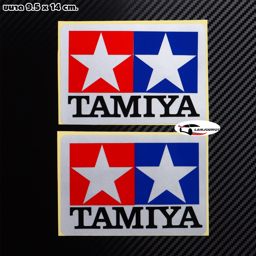 sticker สะท้อนแสง สติ๊กเกอร์ ลาย TAMIYA ทามิย่า ไวนิล กันน้ำ แต่งรถ ติด ...