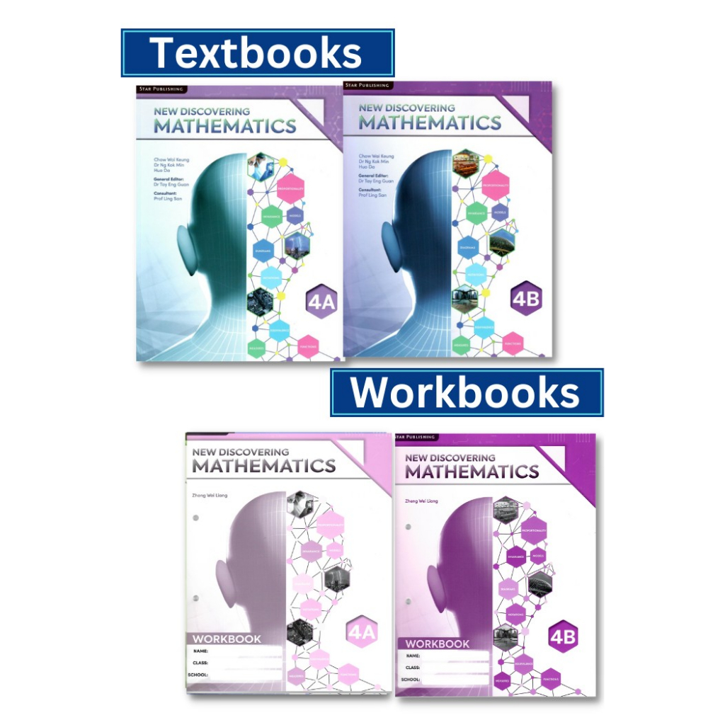 🆕️หนังสือเรียนเลขมัธยม New Discovering Mathematics Textbook & Workbook ...