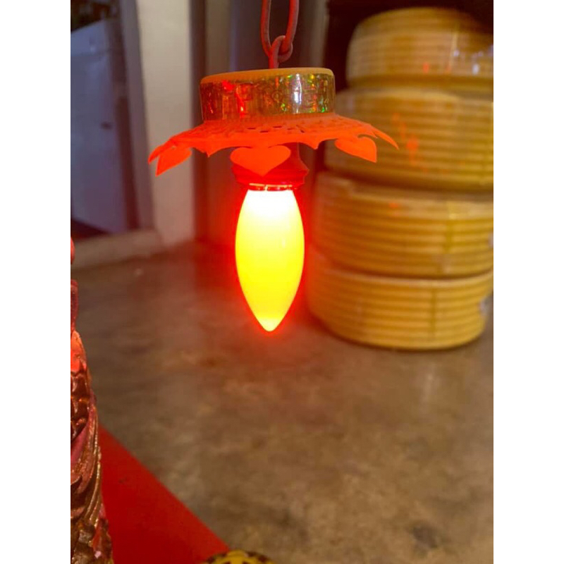 NeoX#หลอดไฟ#หลอดไฟศาลเจ้าLEDขั่วE12ขนาด1Wสีแดงยี่ห้อNeox | Shopee Thailand