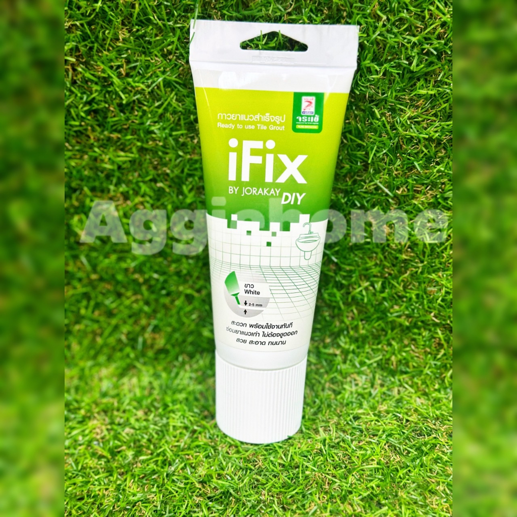 จระเข้ กาวยาแนว สำเร็จรูป IFIX ขนาด 200 ML.(สีขาว) กาวยาแนวแบบหลอด ซ่อมแซมร่อง ยาแนว ห้องน้ำ ...