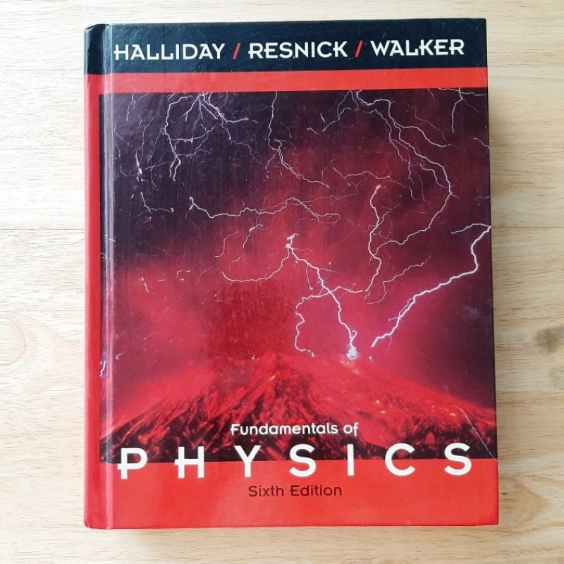 หนังสือ Fundamentals of physics by David] Halliday & [Robert] Resnick, Jearl Walker หรือมือสอง ...