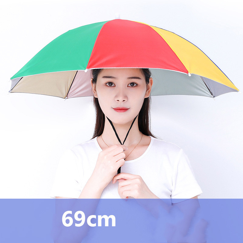 หมวกร่ม 2 ชั้น ป้องกันรังสียูวี ขนาด 77cm 90cm 95cm สำหรับตั้งแคมป์ ตกปลา | Shopee Thailand