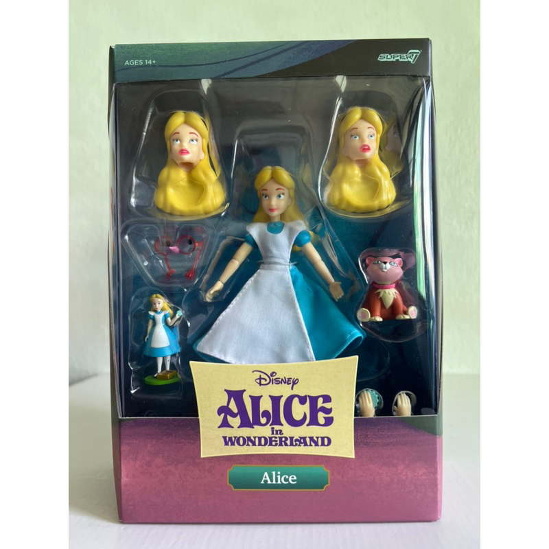 Super7 Disney Alice in the Wonderland Action Figure, Alice | Shopee ...