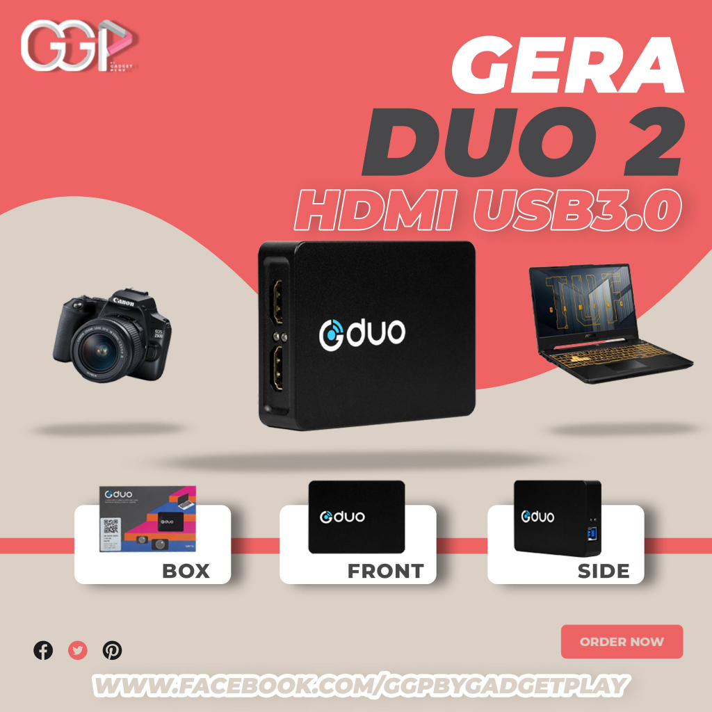 [กรุงเทพฯ ด่วน 1 ชั่วโมง] GERA DUO 2 HDMI USB3.0 Video Capture Card ...