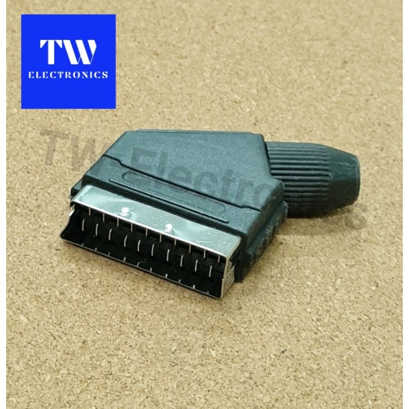 Scart,หัวScartตัวผู้,ปลั๊กสคาร์ท,Scart connector(male) | Shopee Thailand