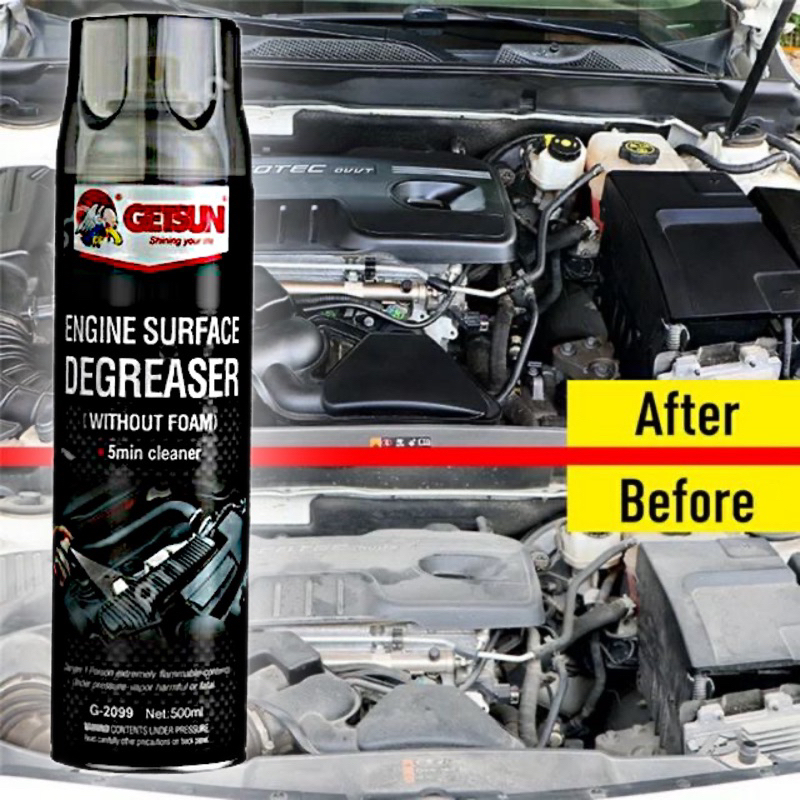 Engine Degreaser สเปรย์ทำความสะอาดเครื่องยนต์ ห้องเครื่อง คราบน้ำมัน ...