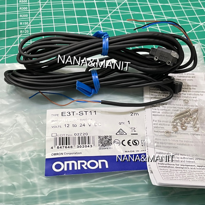 E3T-ST11 PHOTOELECTRIC SENSOR 1ชุดมี 2ตัว (ตัวรับ-ตัวส่ง) ️พร้อมส่งในไทย ️🇹🇭 | Shopee Thailand