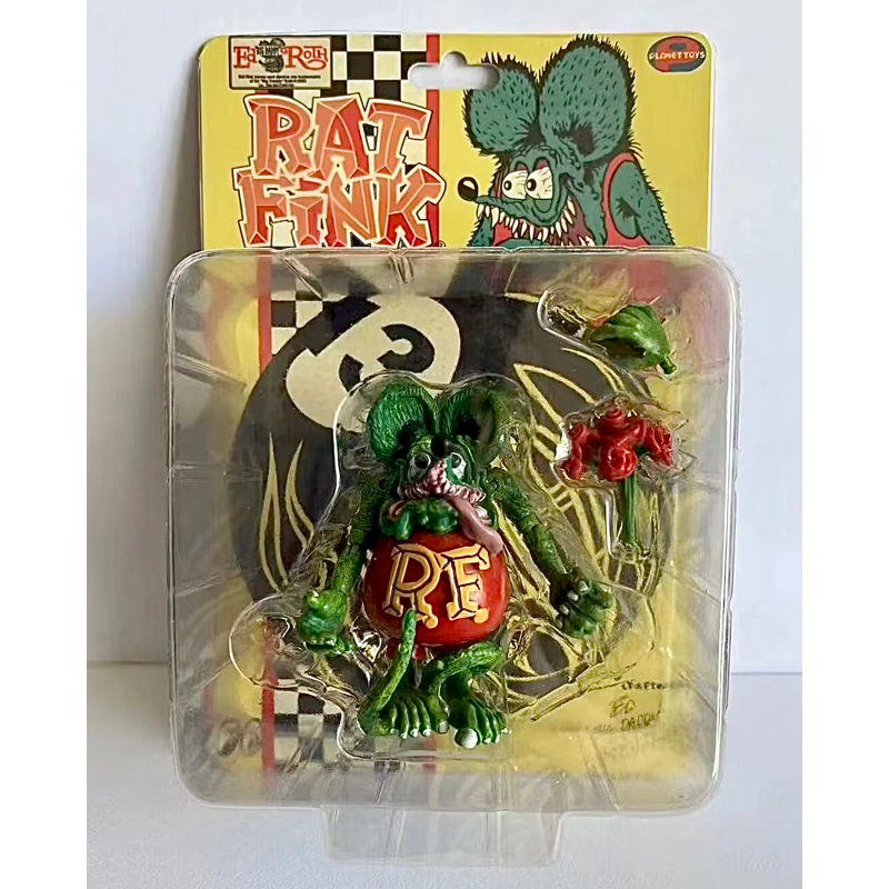 RAT FINK Ed "Big Daddy" Roth Planet Toys Action Figure งานขยับ 10 cm ...