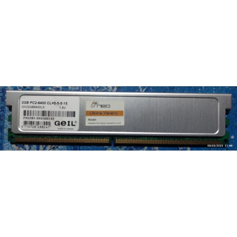 Ram PC DDR2 Bus 800 (PC2-6400) Geil 2G มือสอง | Shopee Thailand