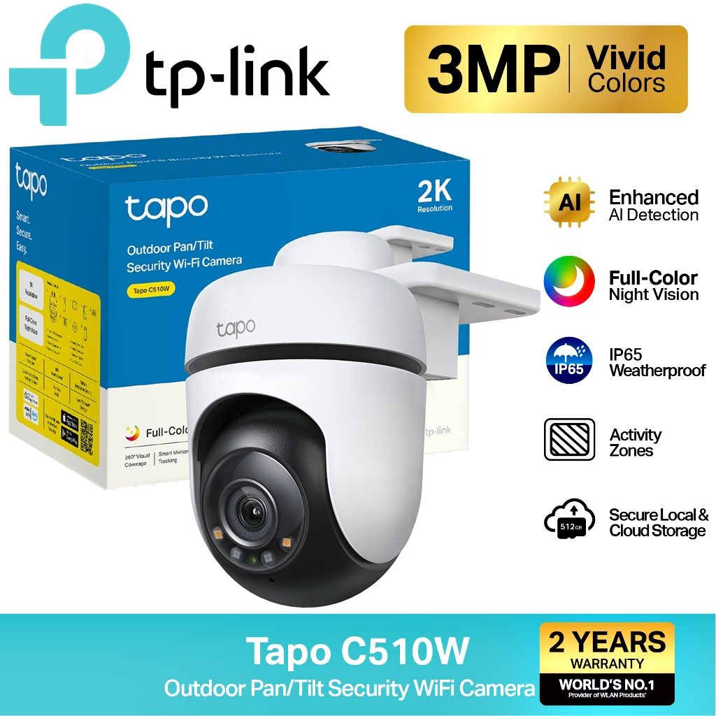 ⚡️กล้องวงจรปิดไร้สาย⚡️TP-LINK (Tapo C500,C510W,C520WS) 2MP 3MP Outdoor ...
