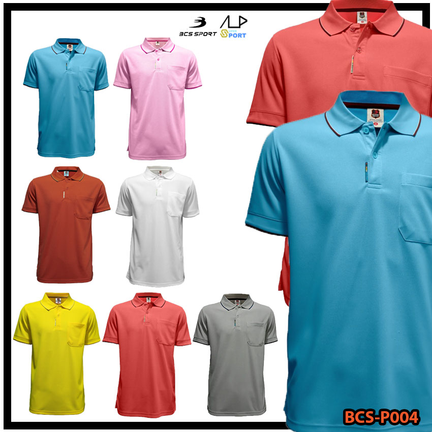 💥ลดโหดสูงสุด 1,000 บาท💥 เสื้อโปโลแขนสั้น BCS SPORT เสื้อโปโลชาย รุ่น SMART POLO P004 P004M S2 ...