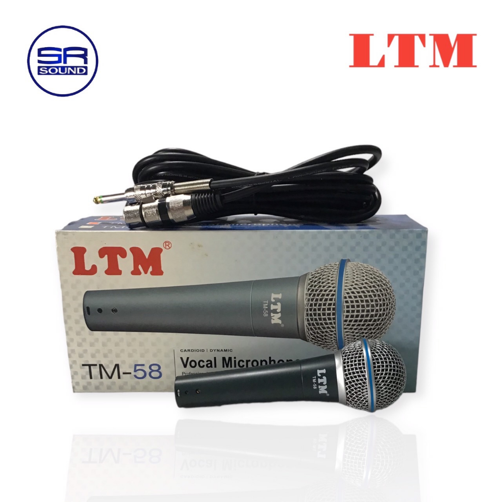 LTM TM-58 ไมโครโฟนแบบสาย (ไม่มีสวิตช์) มีสายแถม 5 เมตร TM 58 TM58 (สินค้าใหม่/มีหน้าร้าน ...