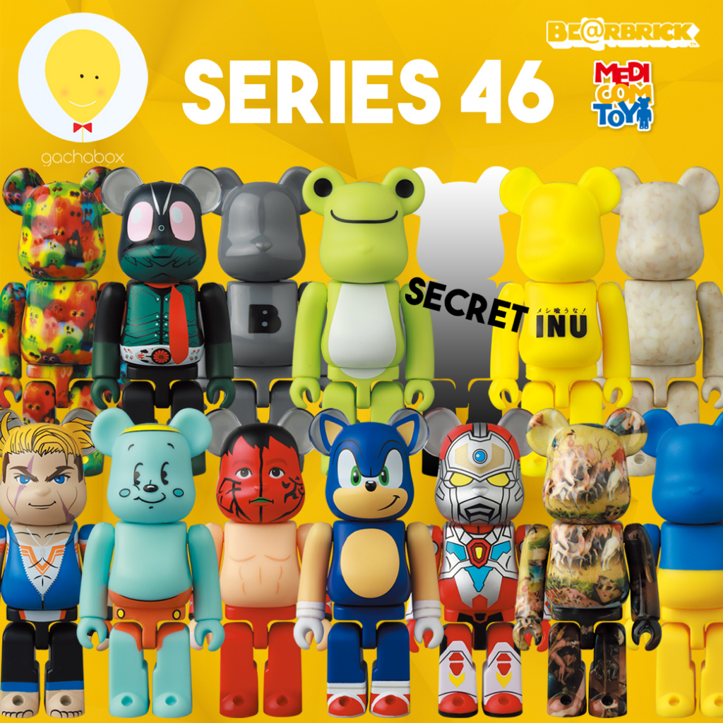 gachabox แบบสุ่ม Bearbrick series 46 100% by Medicom Toy - ของแท้ แบร์บริค พร้อมส่ง Be@rbrick ...