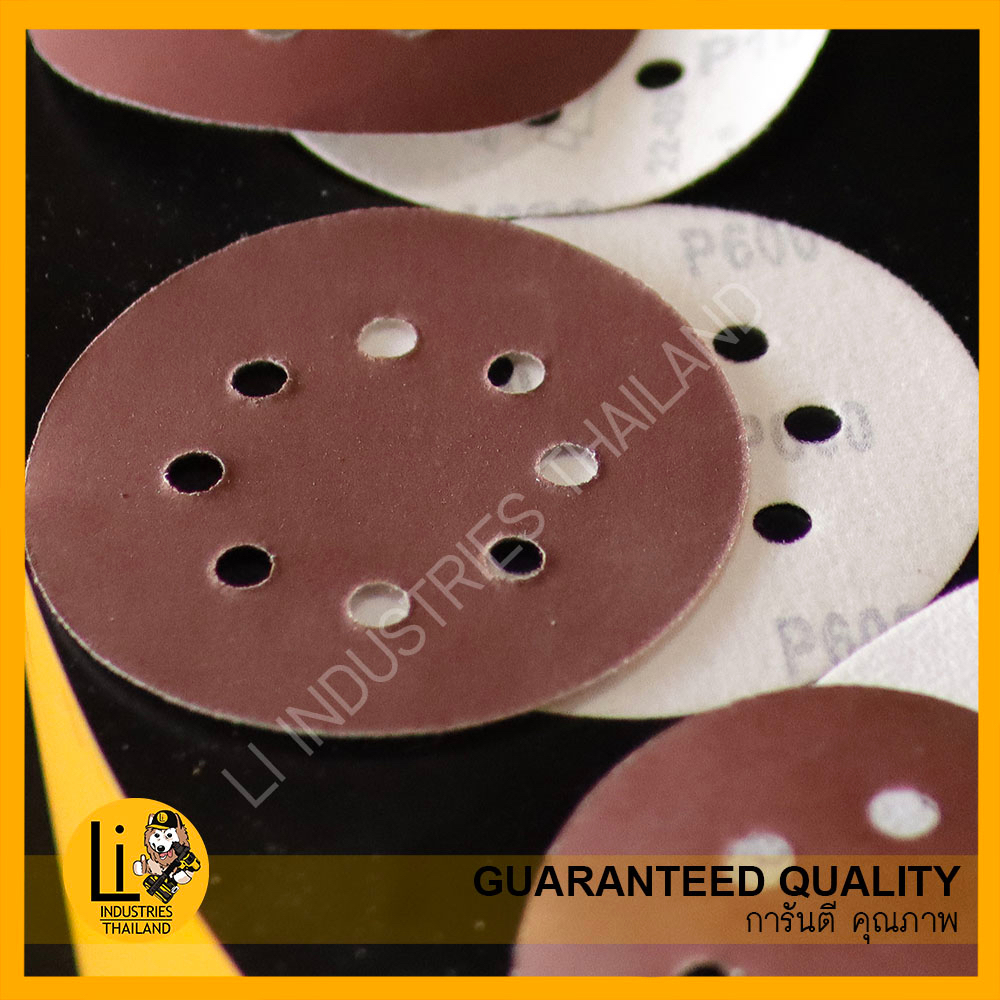 กระดาษทรายกลม ใบกระดาษทราย 5นิ้ว 8รู สำหรับ DEWALT DCW210 ใบกระดาษทราย ...