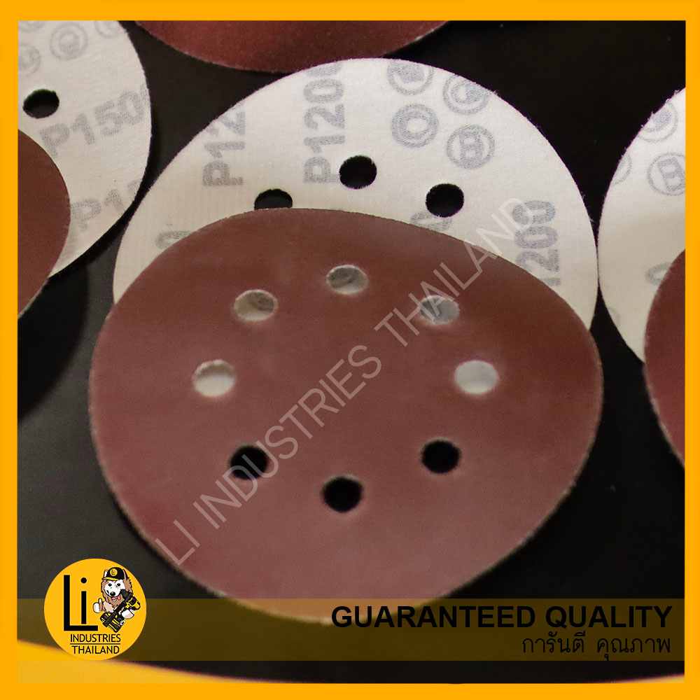 กระดาษทรายกลม ใบกระดาษทราย 5นิ้ว 8รู สำหรับ DEWALT DCW210 ใบกระดาษทราย ...