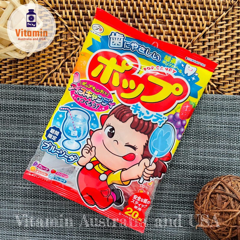 ขนมญี่ปุ่น Fujiya Peko Pop Candy อมยิ้มฟันไม่ผุ ขนมญี่ปุ่นแท้ | Shopee ...