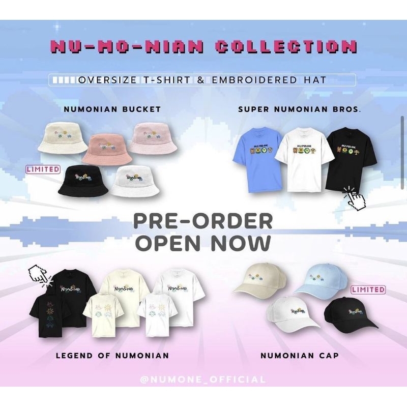 NUMONE แบรนด์ของโฟร์ท Fourth NU-MO-NIAN Collection หมวกรุ่นลิมิเต็ด ...