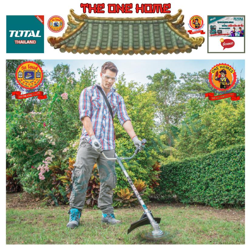TOTAL รุ่น TSTLI20018 เครื่องตัดหญ้าแบตเตอรี่ไร้สาย 40V (20V + 20V ...