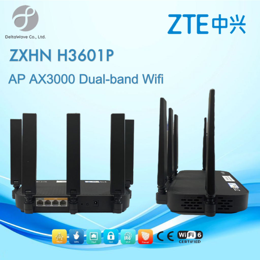 ZXHN H3601P AX3000 Dual-band Wireless Router | Shopee Thailand