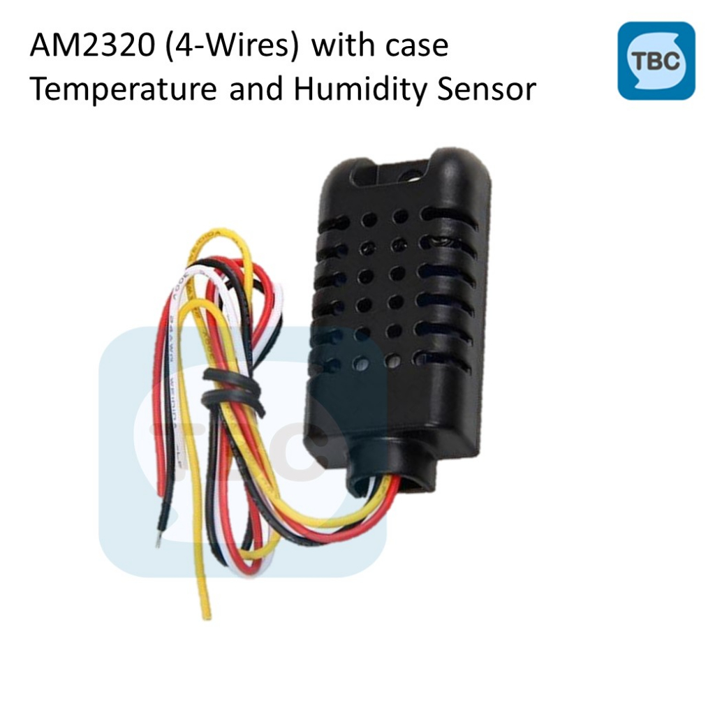 AM2320 (4 สาย) พร้อมกรอบพลาสติกครอบ เซ็นเซอร์อุณหภูมิและความชื้น ...