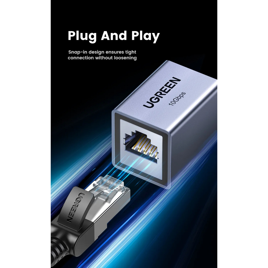 UGREEN LAN Connector Network Connector RJ45 Connector 10Gbps ตัวต่อสาย ...