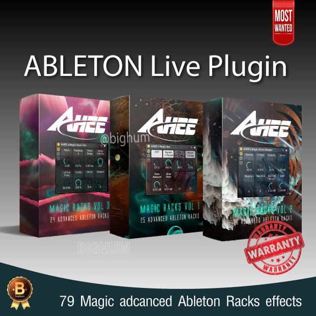 Advanced Ableton Live Racks AHEE's Magic Racks effect Vol 1 , 2 , 3 ...
