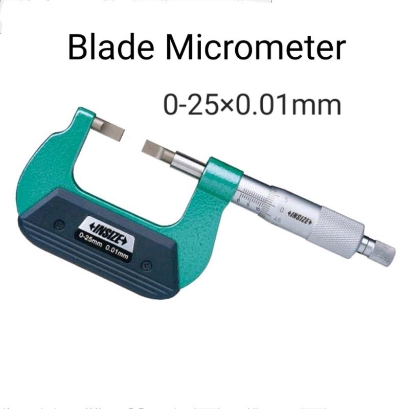 ไมโครมิเตอร์ 0-25mm ; 0.01mm Blade Micrometer INSIZE 3232-25A อินไซส์ | Shopee Thailand