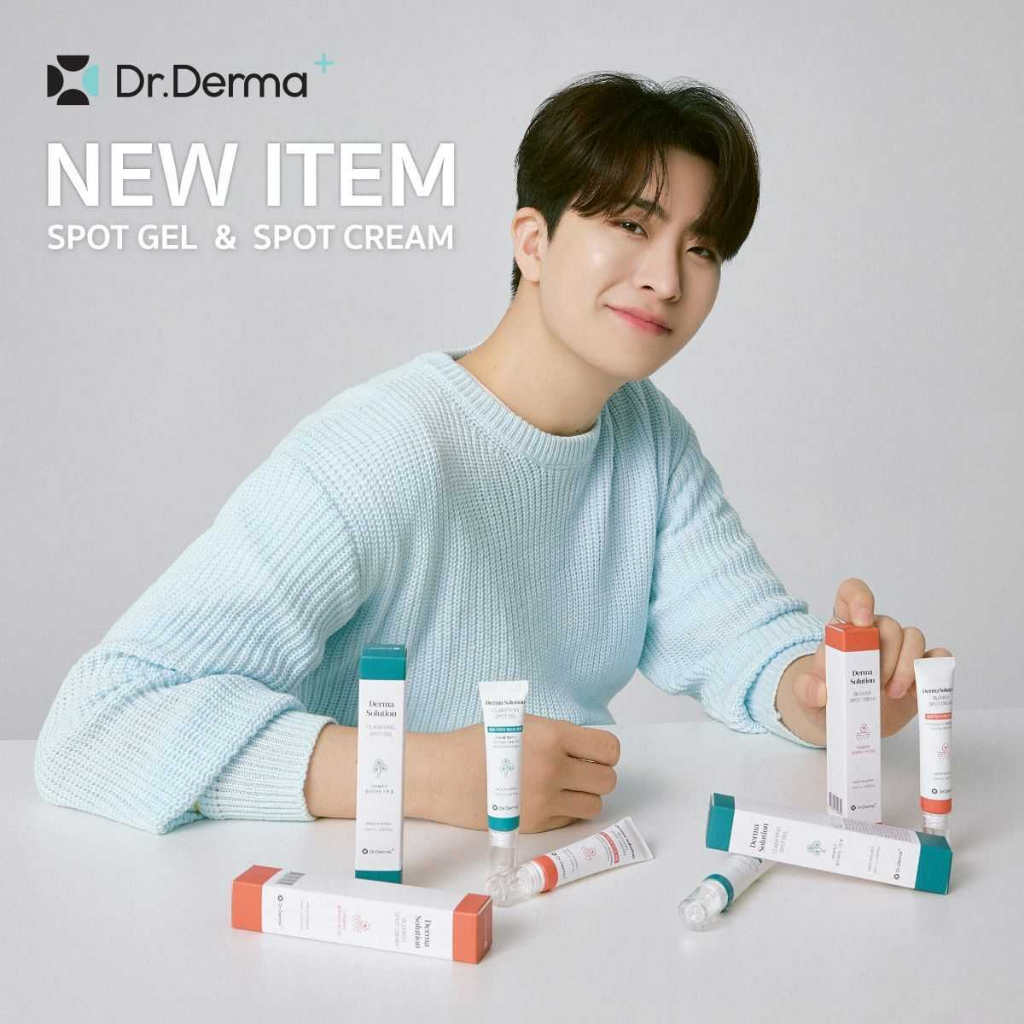 Dr.Derma+ เจลแต้มสิว / ครีมลดรอย โซลูชั่น Solution Spot 15 ml ลดการ ...