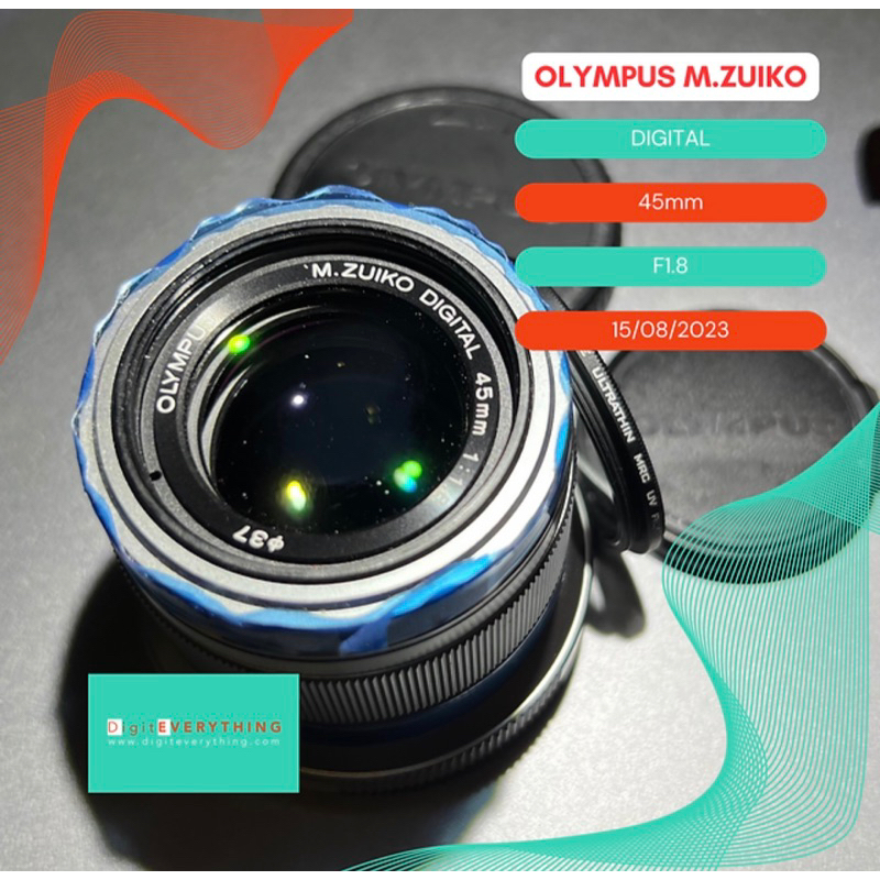 เลนส์ Fixed Olympus M.ZUIKO DIGITAL 45mm F1.8 มือ 2 เหมือน มือ 1 ไม่เคยใช้งาน | Shopee Thailand