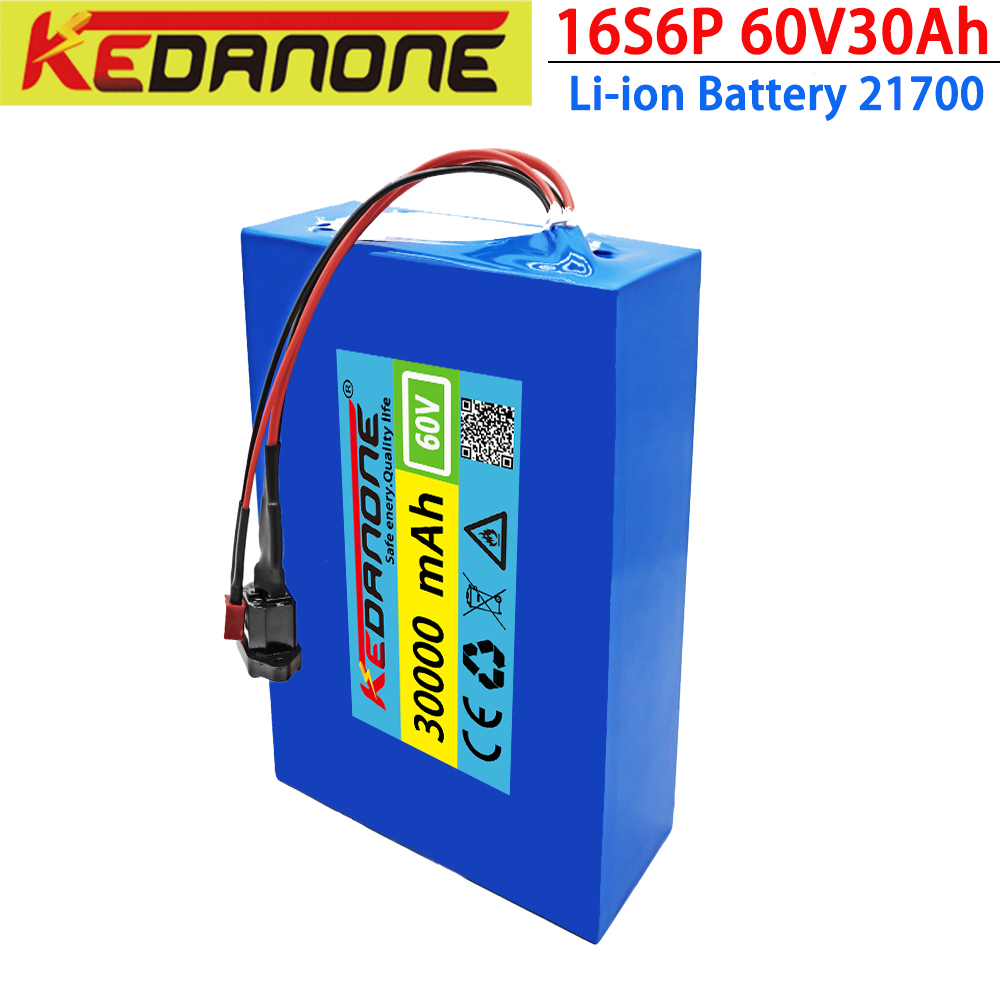 Kedanone 21700 แบตเตอรี่ลิเธียม 16S4P 60V 20Ah 1000W-3000W แบตเตอรี่ ...