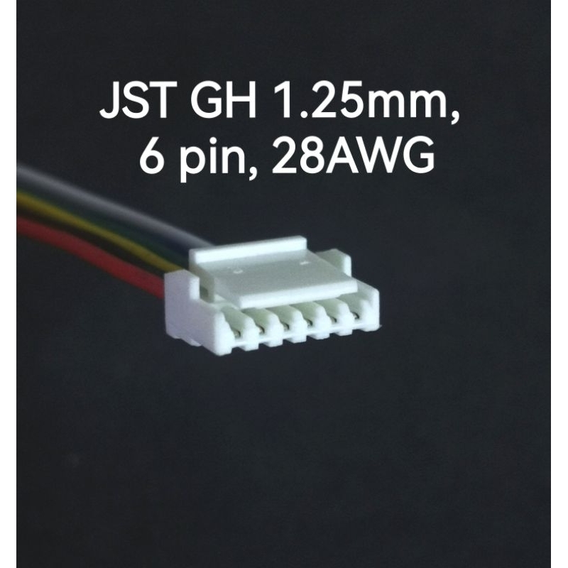 ปลั๊ก JST GH 3, 5, 6, 7, 8pin (มีกิ๊ปล็อค) 1.25mm 28AWG | Shopee Thailand