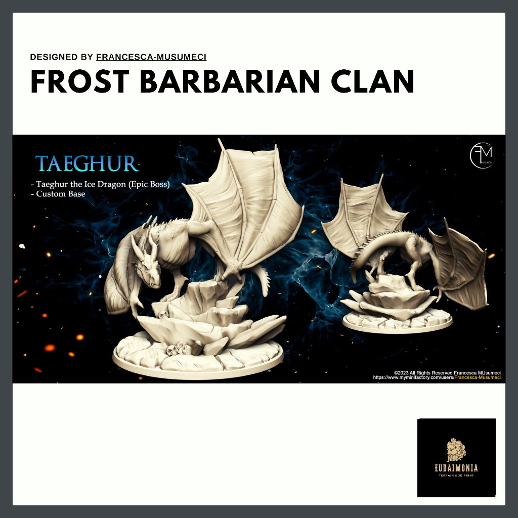 Frost Barbarian Clan for Dnd Pathfinder TRPG | Shopee Thailand