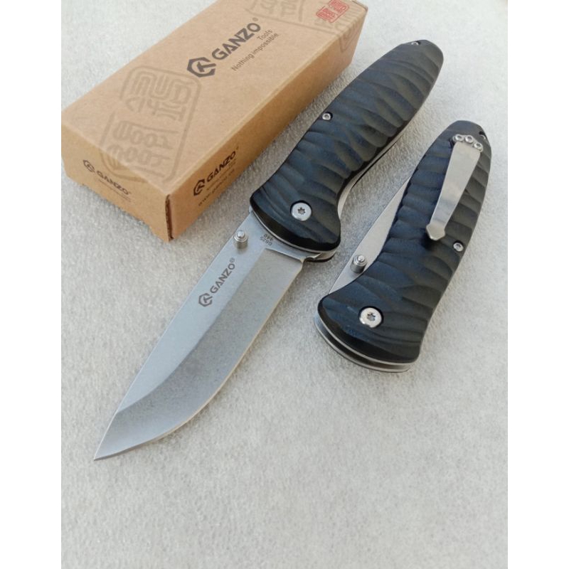 มีดพับงานแท้ GANZO รุ่น G6252-BK ราคาสุดคุ้ม ถูกสุดๆ | Shopee Thailand