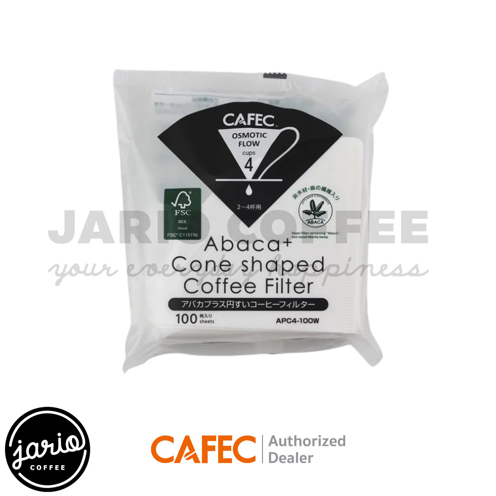 JARIO x CAFEC กระดาษกรองกาแฟ Abaca/Abaca+ 100 แผ่น CAFEC Abaca/Abaca+ ...