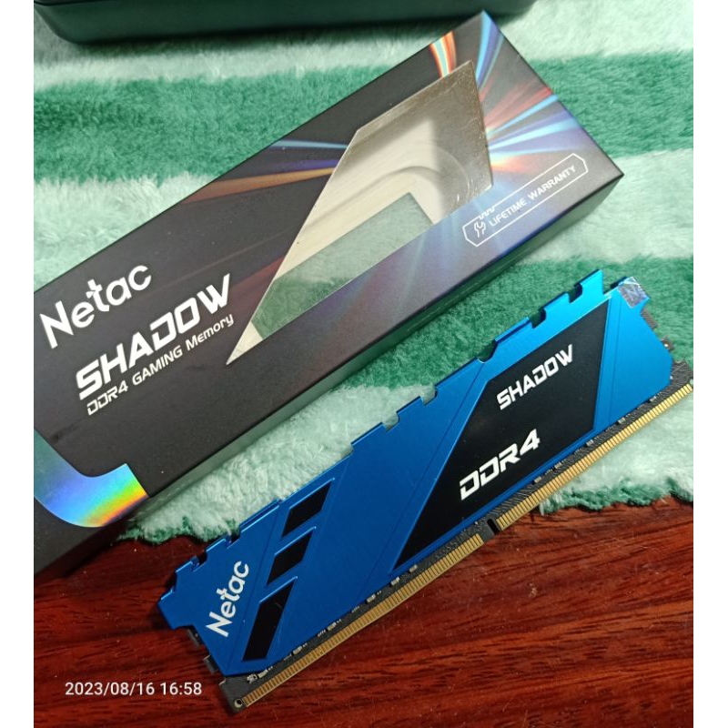 Ram Netac shadow ddr4 บัส 3200 8g gaming memory | Shopee Thailand