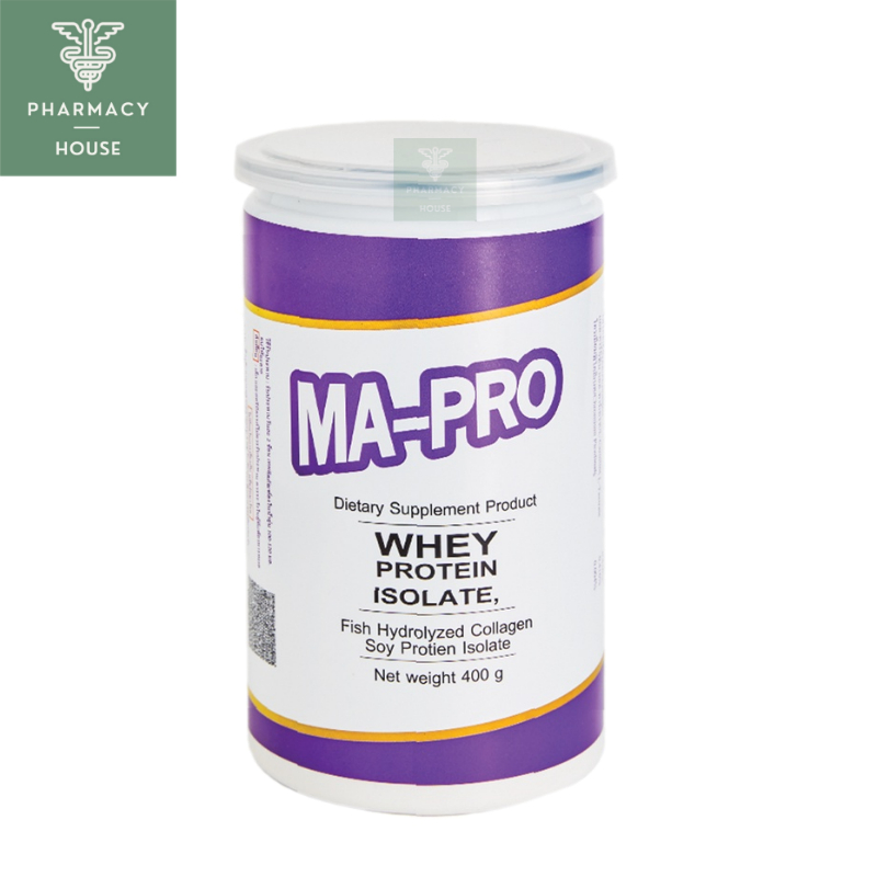 หมดอายุ27/11/2025 *** MAPRO MA-PRO Whey Protein Isolate 400 g. มาโปร ...