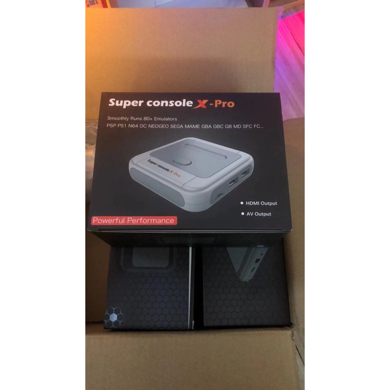 Super console-X Pro ความจำ 256 GB ฟรี 50,000 เกม รองรับ 1-4 ผู้เล่น จอย ...