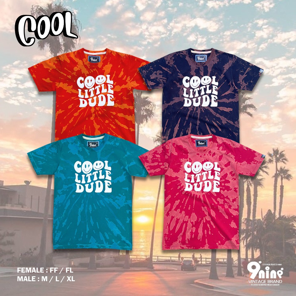 9nine เสื้อกัดสีสกรีนลาย CooL Little Dude รุ่น BL1552-59 ( รวมสี ...