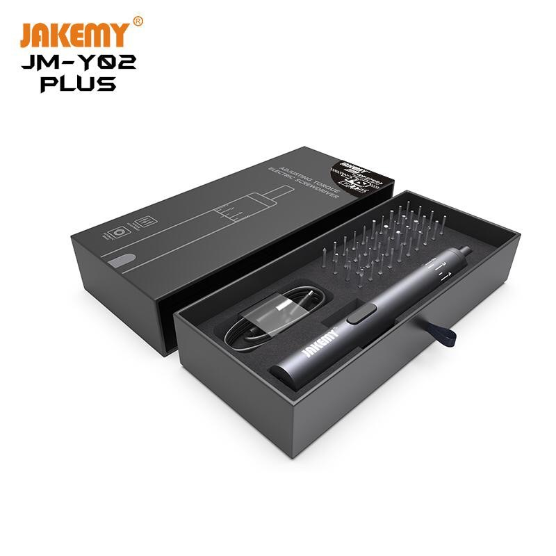 Jakemy Jy02 plus ไขควงไฟฟ้า USB สำหรับงานอิเล็กทรอนิค มาพร้อมหัวไชควง ...