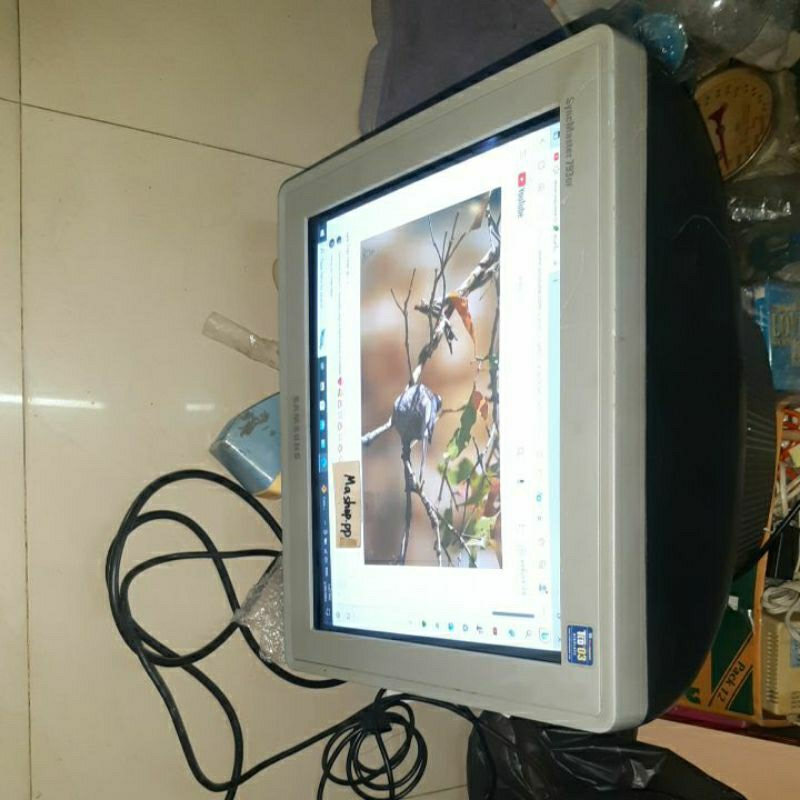 🚨จัดส่งกทม.และปริมณฑลเท่านั้น🚨 จอแก้ว SAMSUNG SyncMaster 793df 17” สีดำ ...