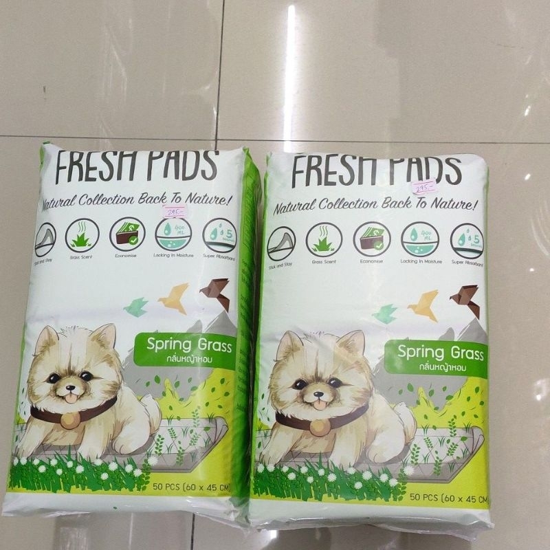 Fresh pad เฟรชแพค แผ่นรองซับอนามัย กลิ่นดอกหญ้าหอม | Shopee Thailand