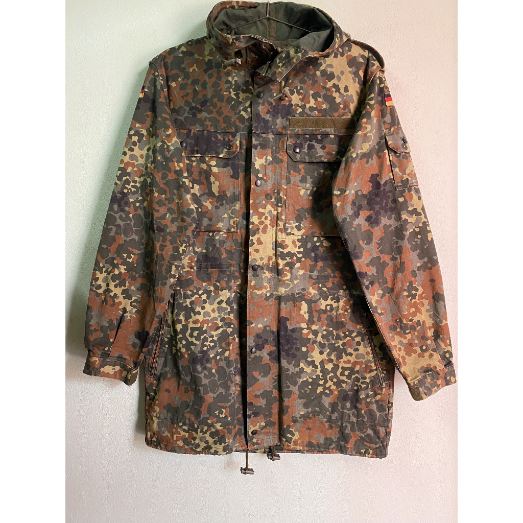 VTG 1998 GE Scharrer German Army Military Field Jacket/Parka Flecktarn ...