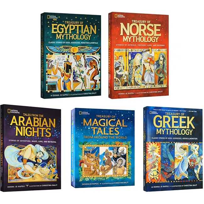 National Geographic Greek Mythology Children's English Mythical Story ...
