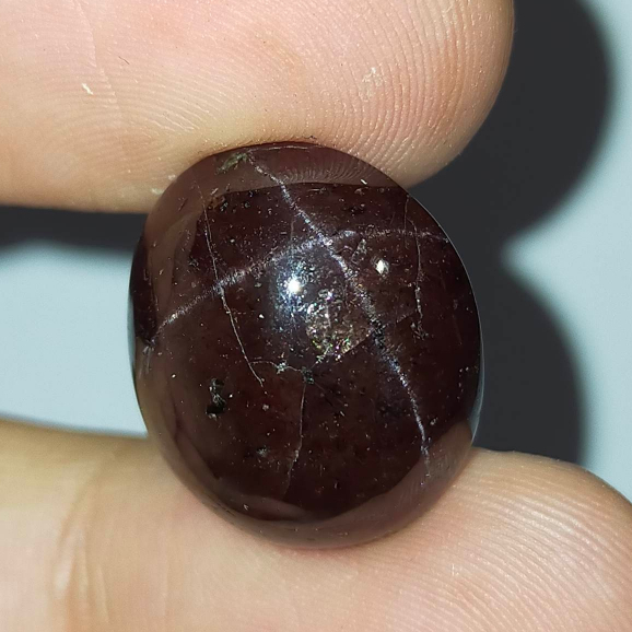 พลอย สตาร์ โรโดไลท์ การ์เนต ดิบ ธรรมชาติ แท้ ( Natural Star Rhodolite ...