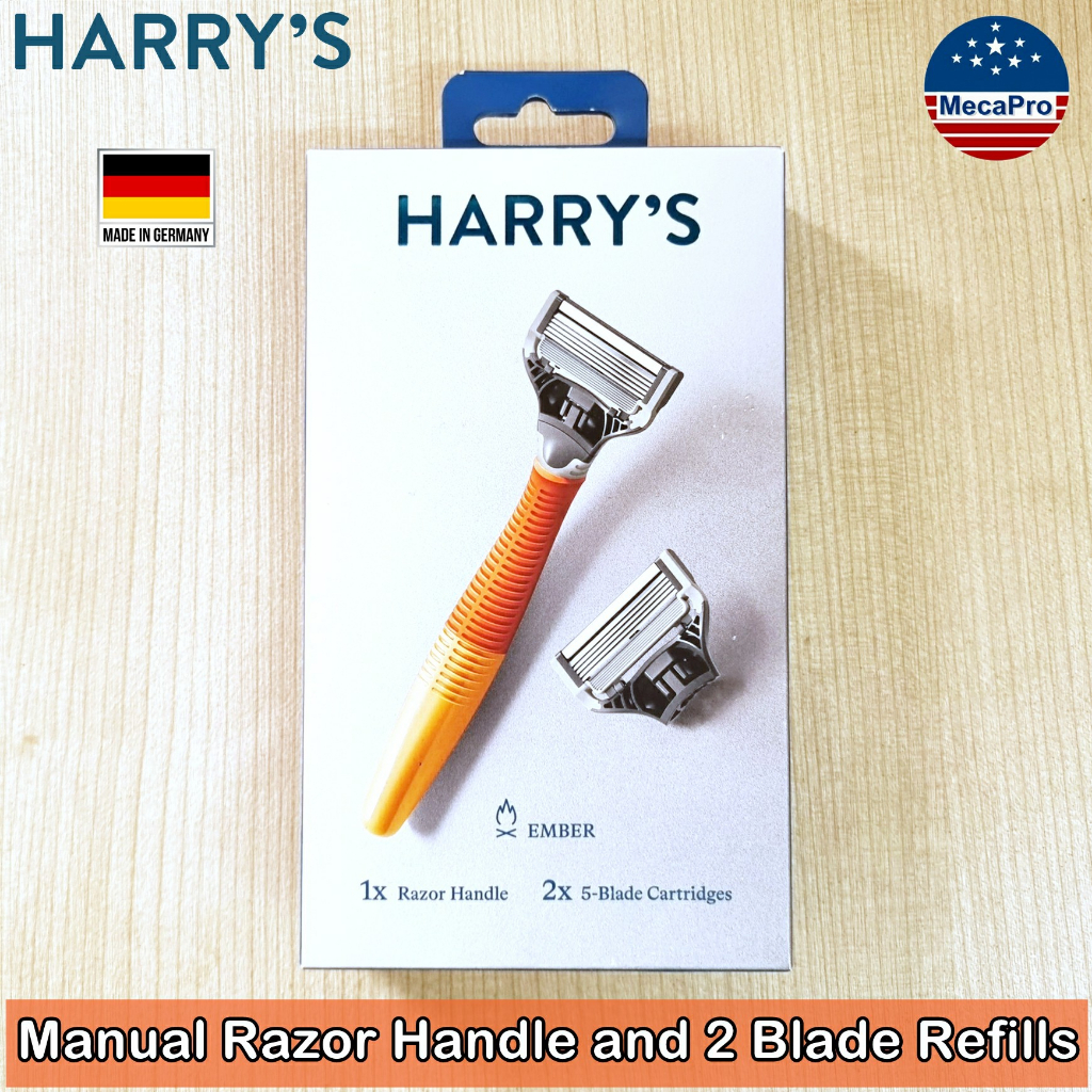 Harry's® Manual Razor Handle and 2 Blade Refills ชุดมีดโกน มีดโกนหนวด ...